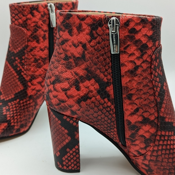 Vince Camuto | Shoes | New Womens Vince Camuto Vcsanstan Red Snake Skin ...